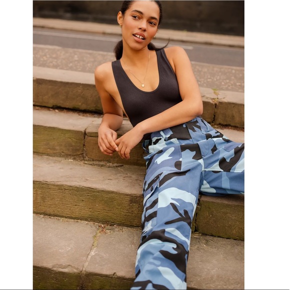 Urban Outfitters | Pants & Jumpsuits | Uo Vintage Rothco Blue Camo Bdu ...